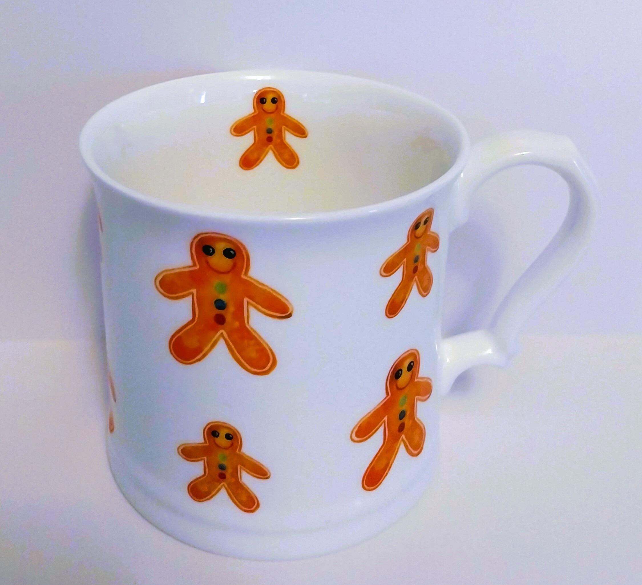 Gingerbread men large mug