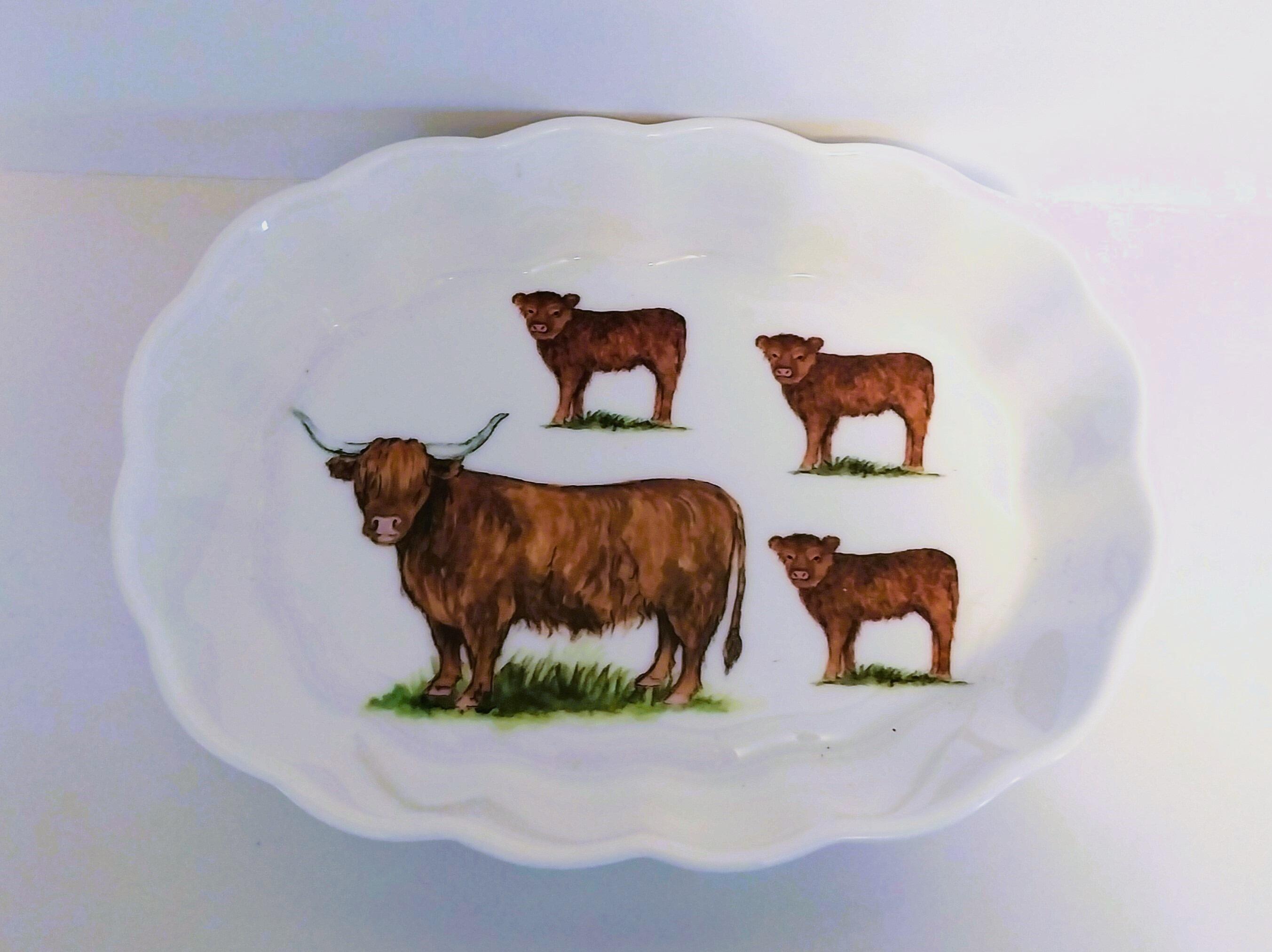Highland cows dish