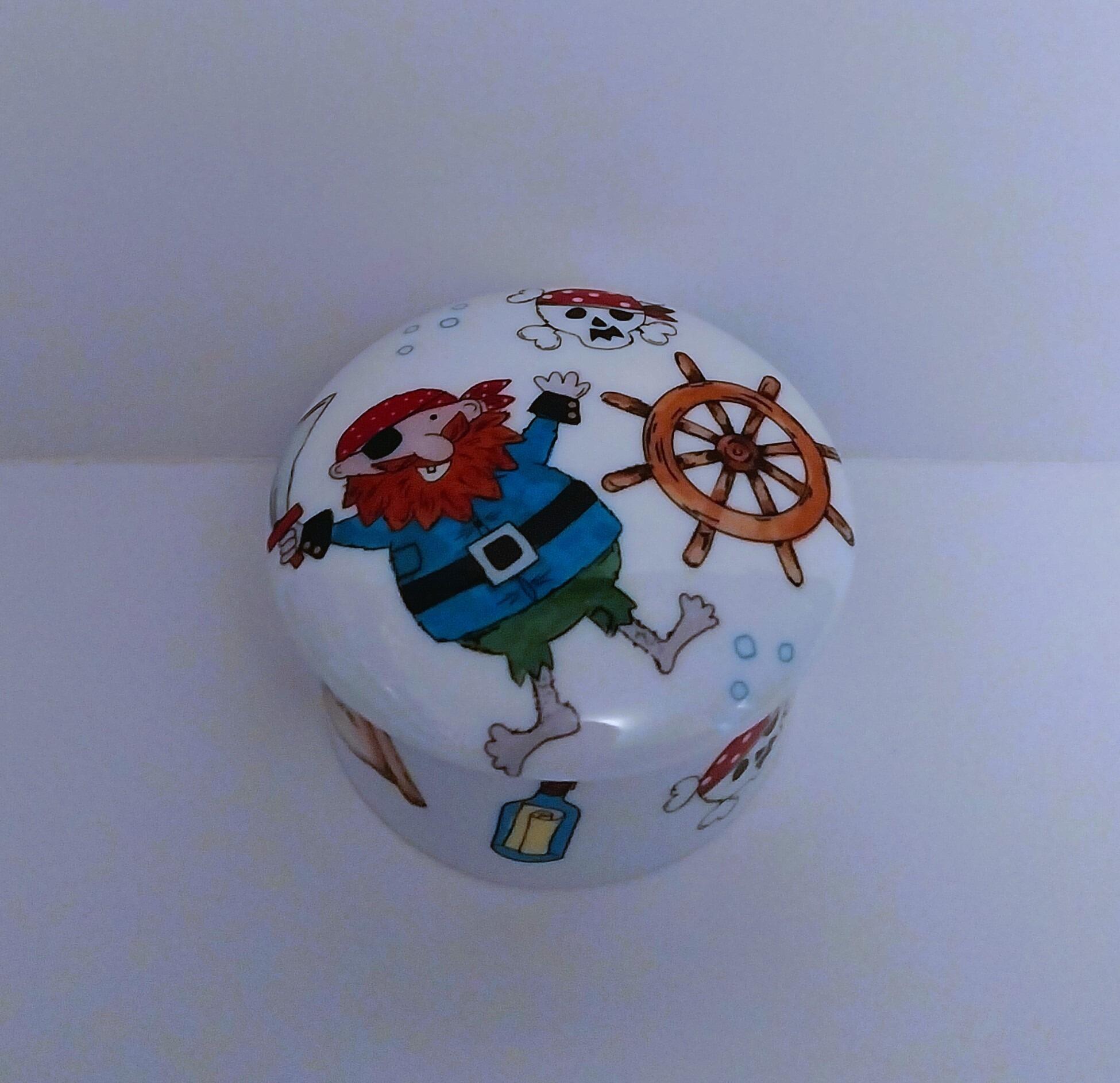 Pirates themed 2" box