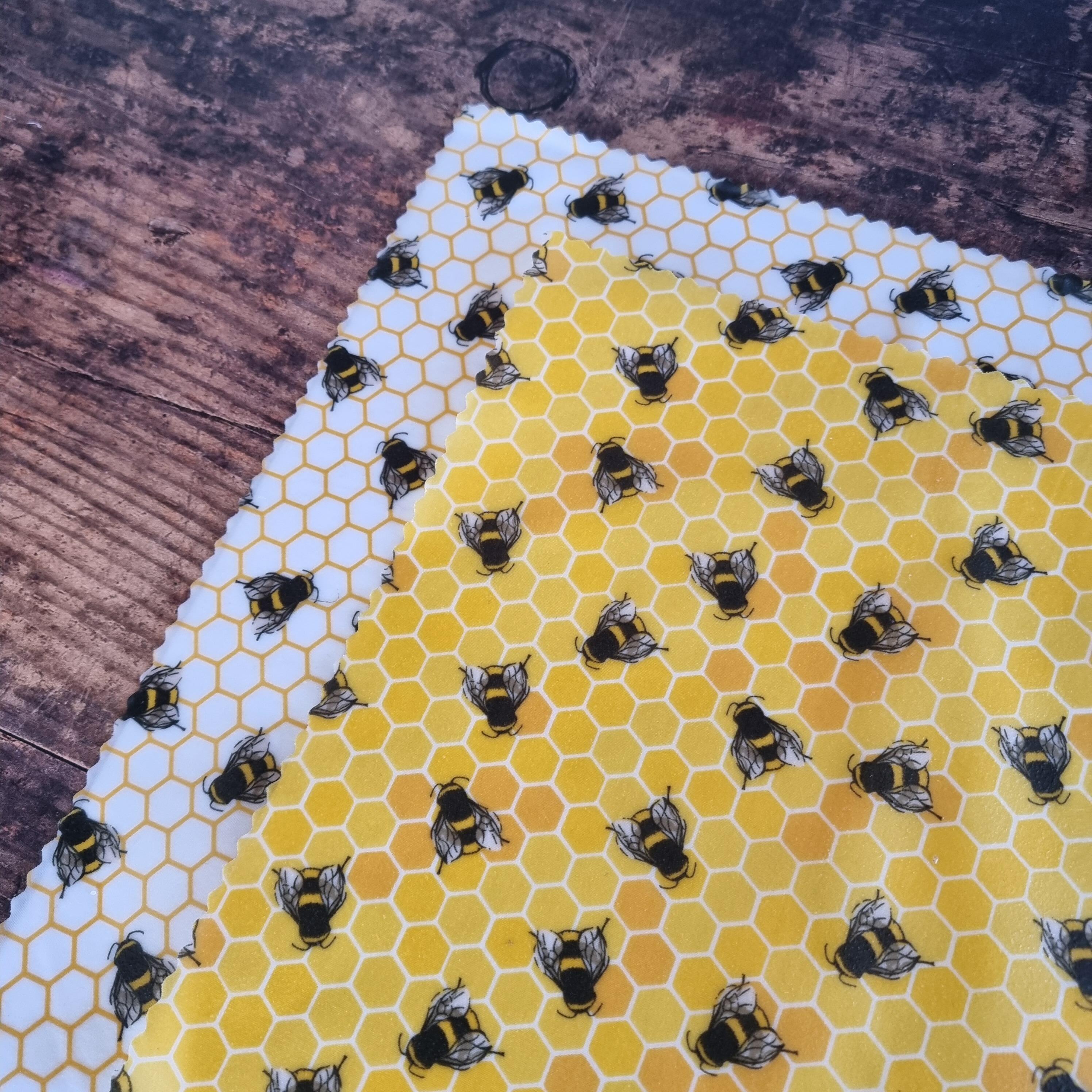 XL Beeswax Wraps | Bread & Veg Wraps | Queen Bee Wraps UK