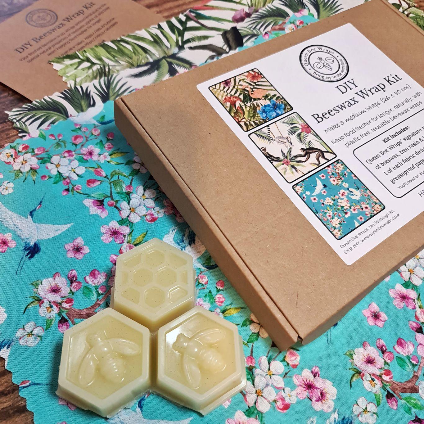 DIY Beeswax Wrap Craft Kit | Easy To Make | Queen Bee Wraps