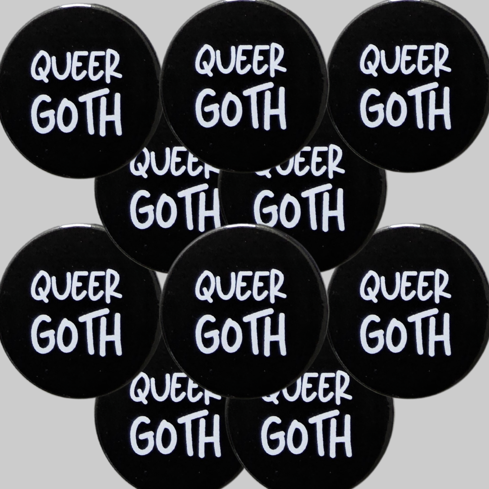 Queer Goth badges pin badges