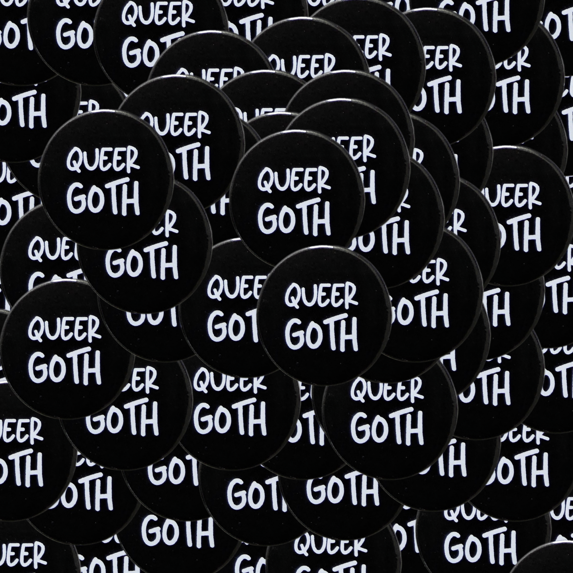 Queer Goth badges pin badges