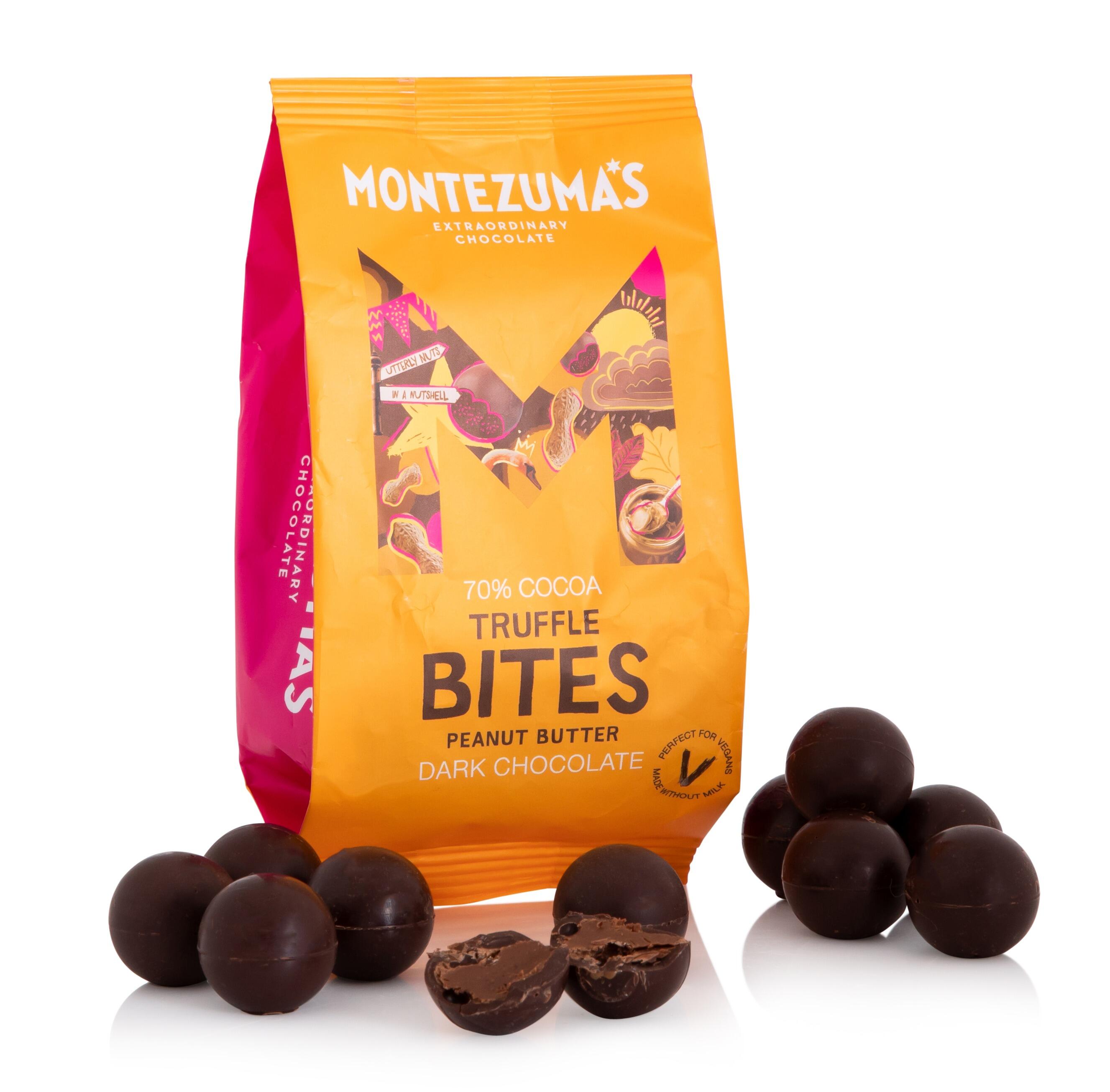 Montezuma's Dark Peanut Butter Truffle Bites