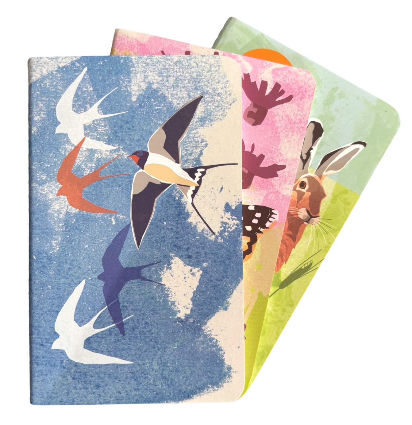 Set of 3 Mini Nature Notebooks