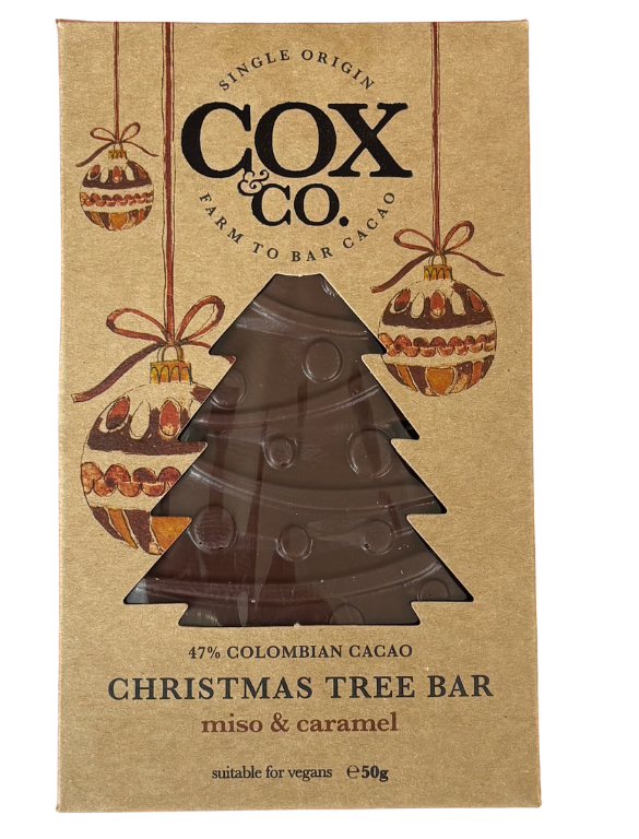 Cox & Co Xmas Tree Bar Miso & Caramel Bar