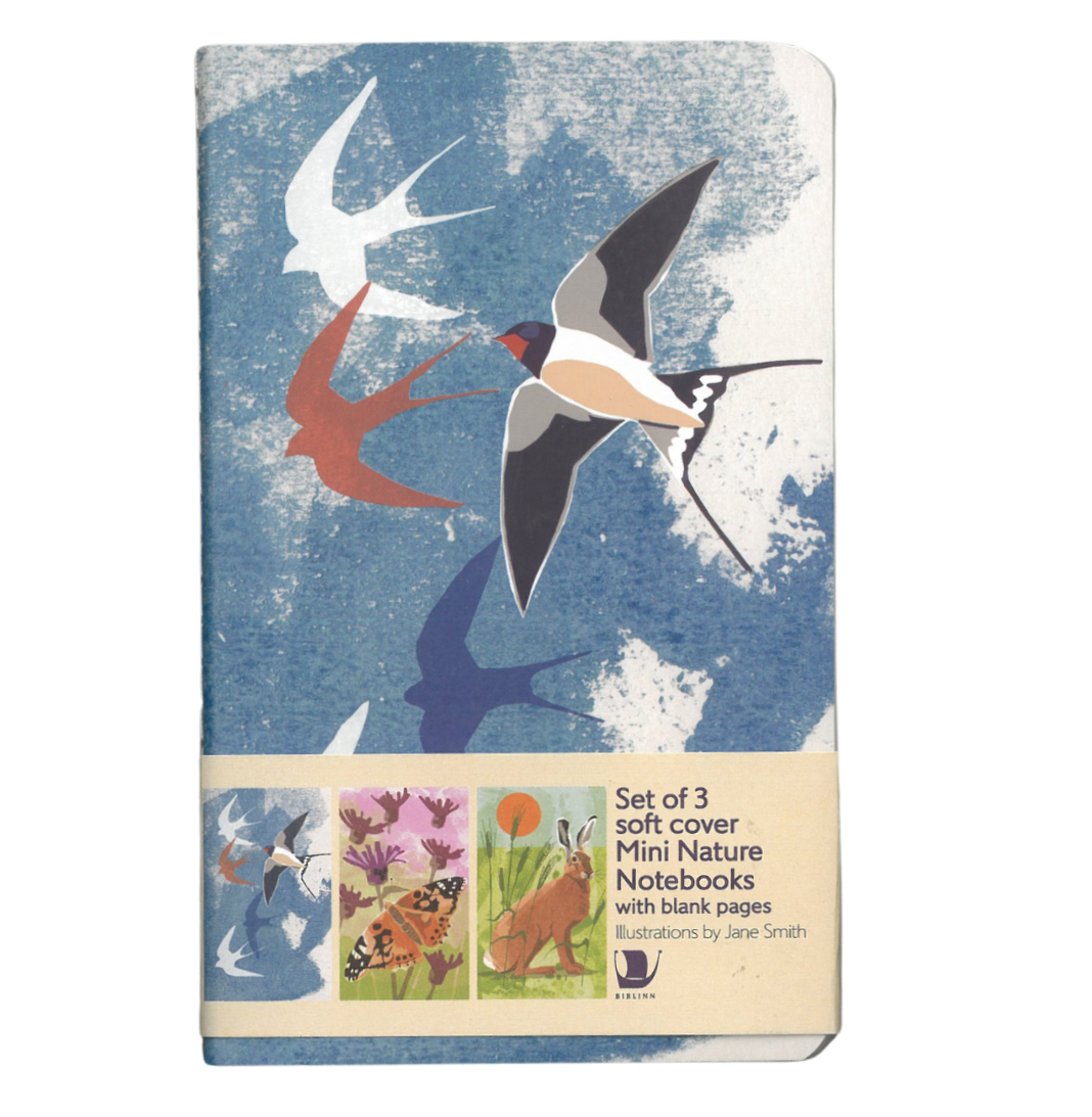 Set of 3 Mini Nature Notebooks