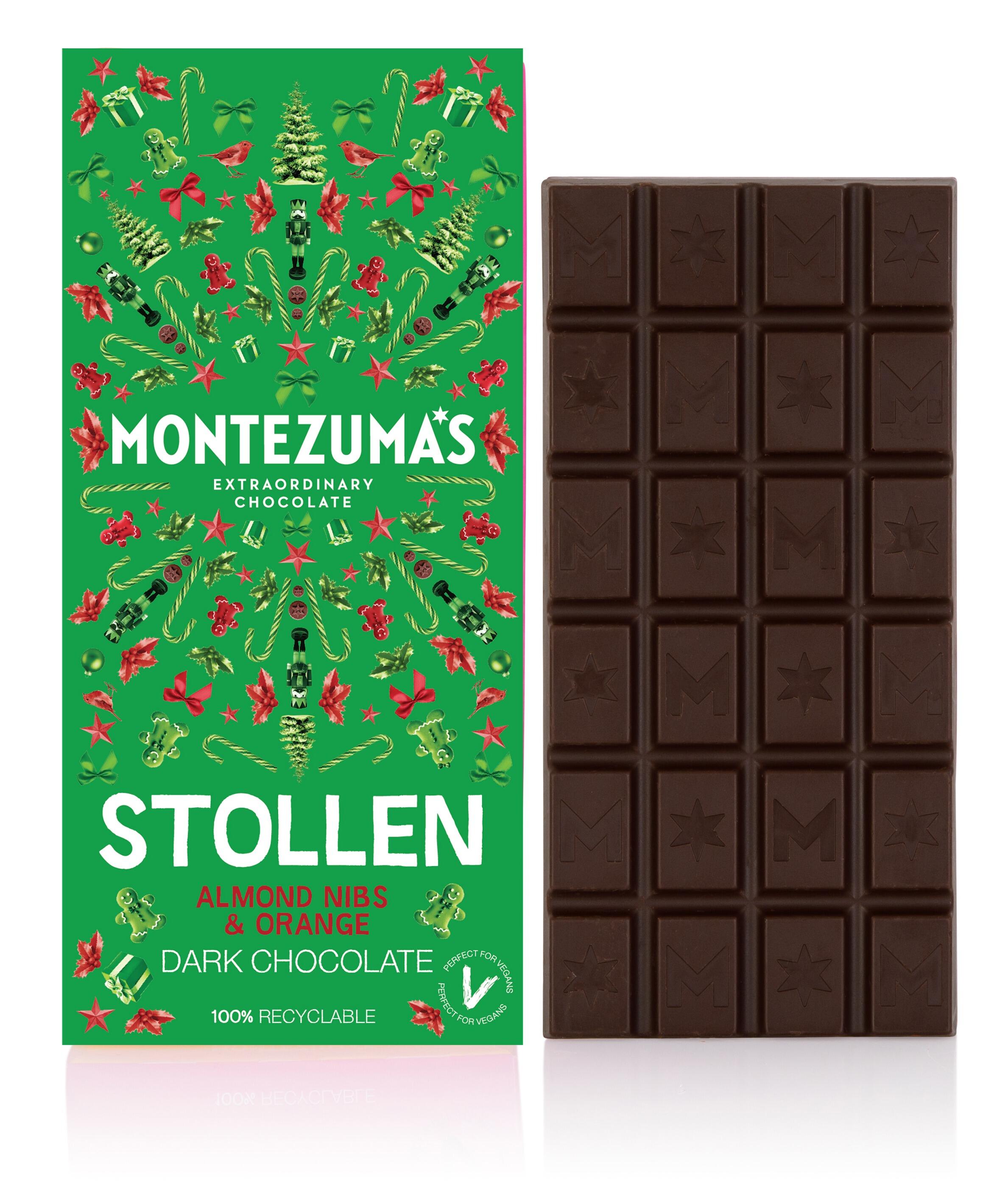 Montezuma's Orange & Almond Stollen Bar