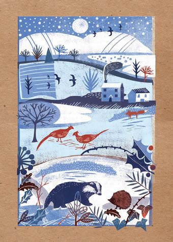 Winter Countryside Christmas Cards