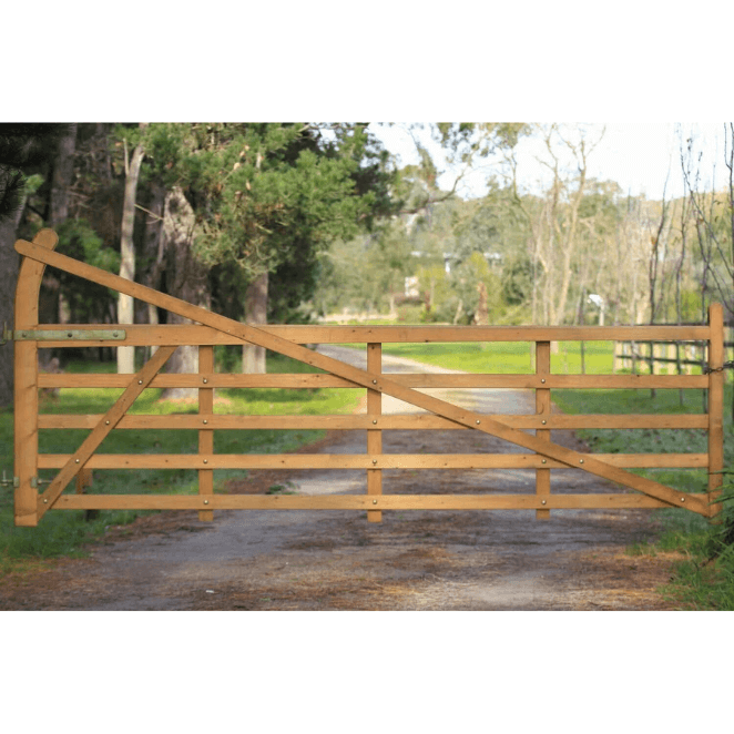 Estate Five Bar Gate - Softwood or Hardwood - Fencing Essentials