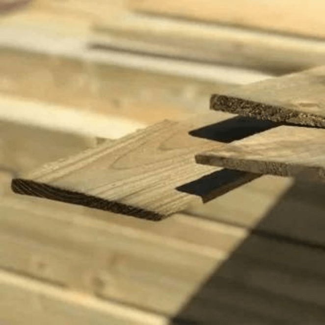 Feather Edge board - 1650mm x 100mm x 22mm - Fencing Essentials