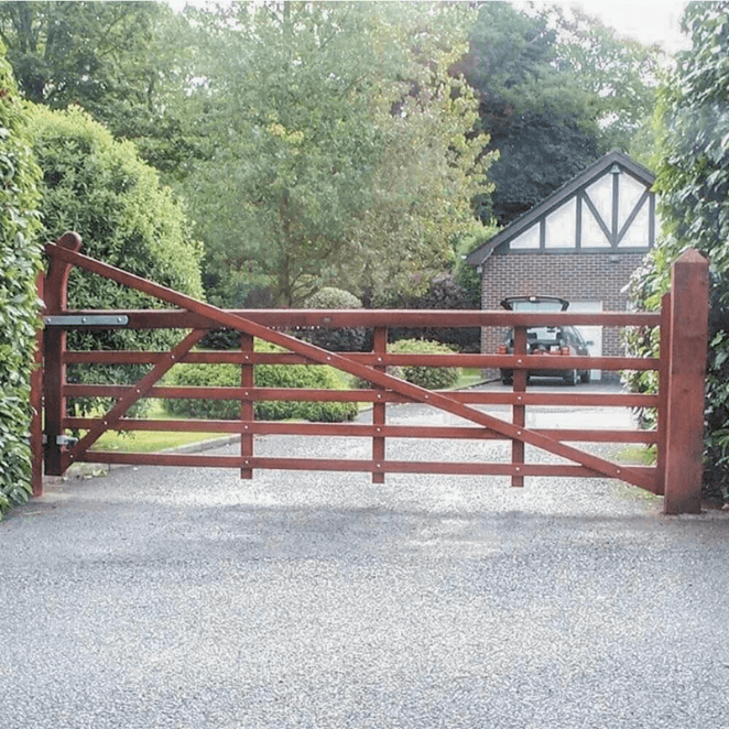 Estate Five Bar Gate - Softwood or Hardwood - Fencing Essentials