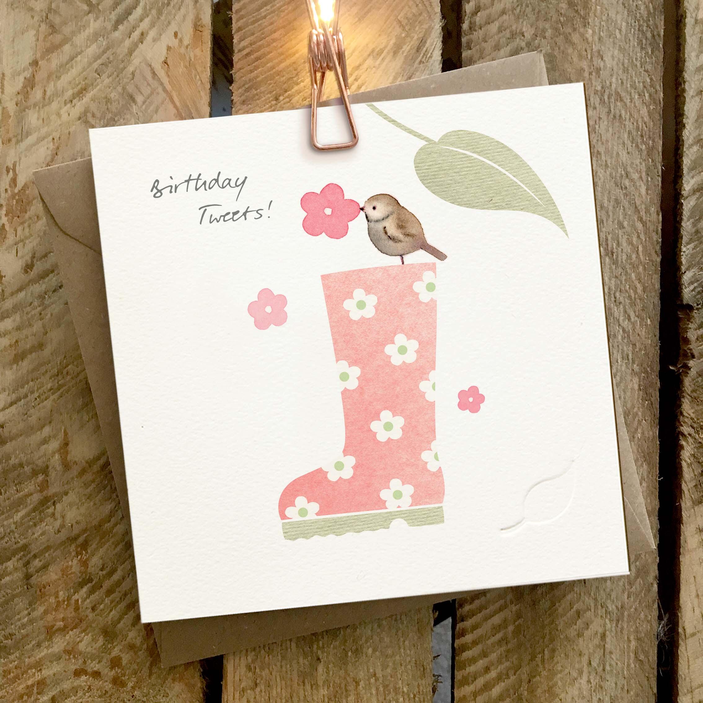 BIN526 / OWL_171_Owls Nest greeting card