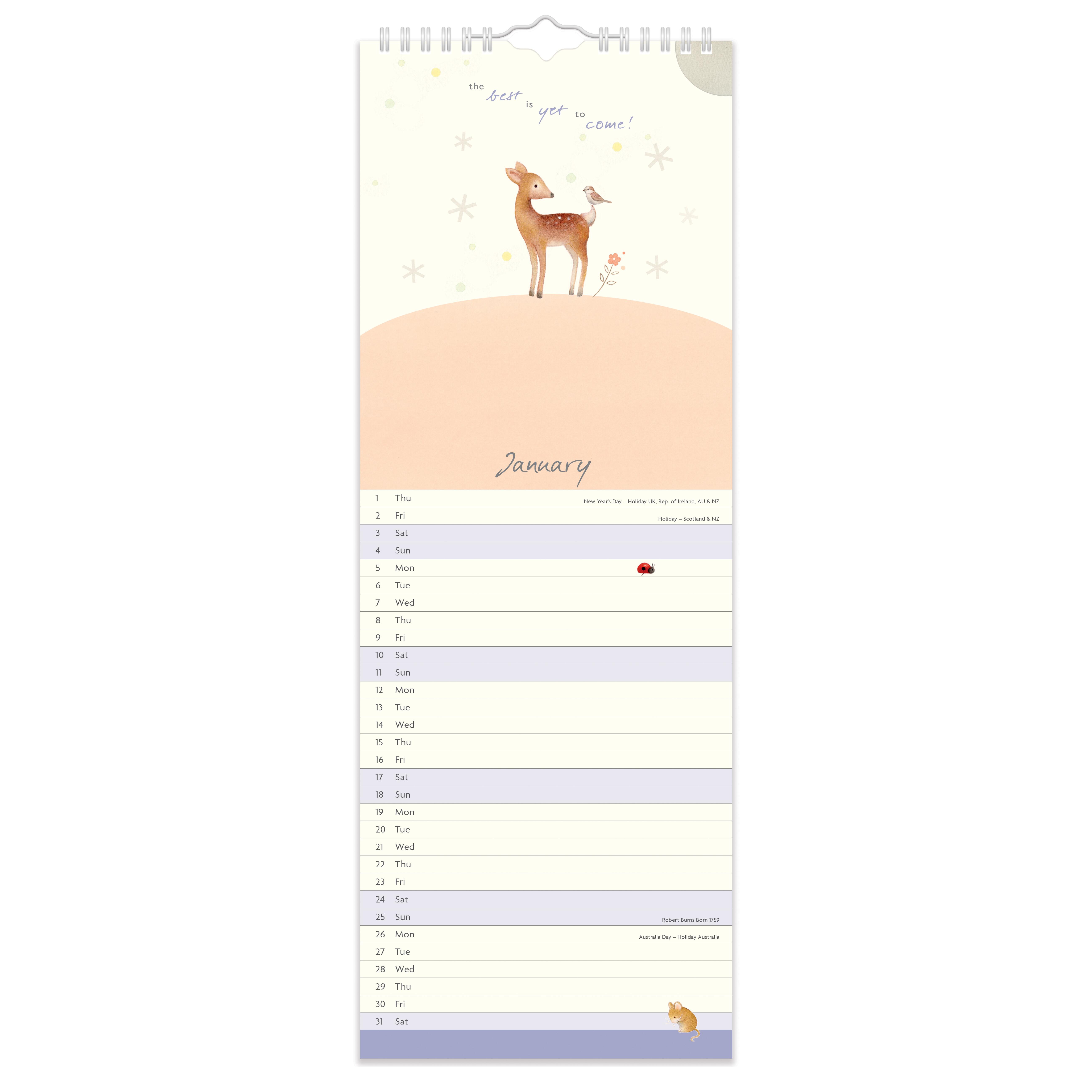 C26040_2026 Slim Calendar