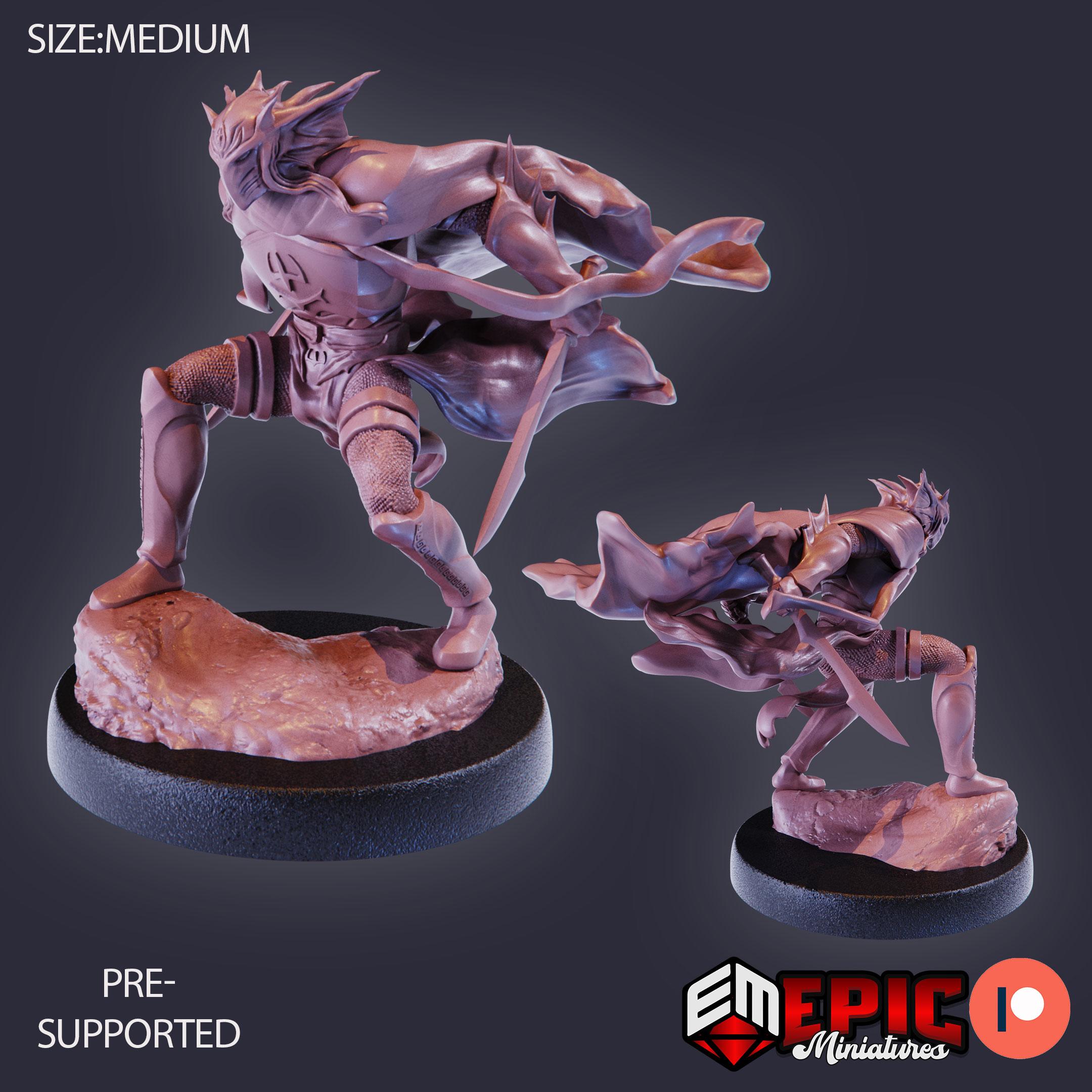 Large Sharkfolk Warriors Epic Miniatures Underwater Mayhem Toys & Games ...
