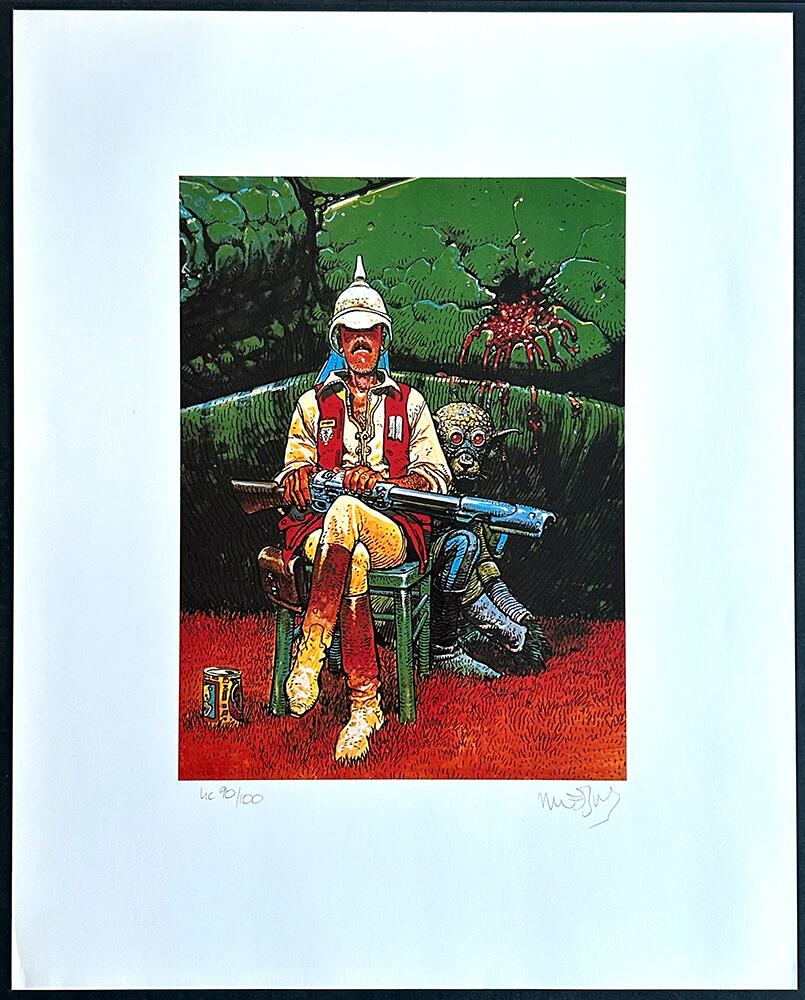 Major Fatal art by Moebius (Jean Giraud) (Signed)