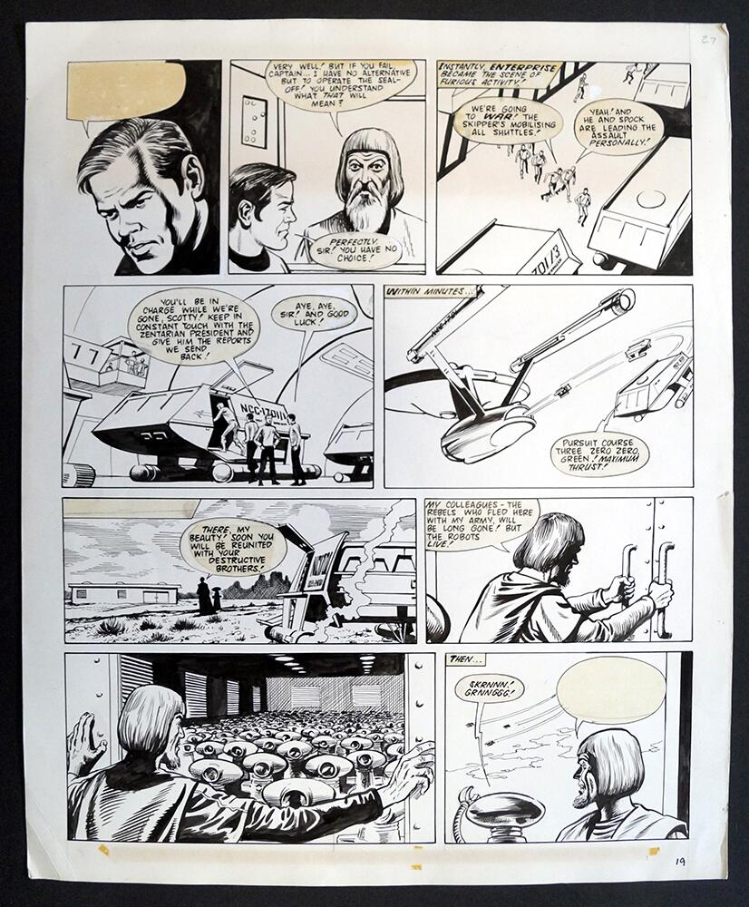 Star Trek (TWO Pages) art by John Stokes
