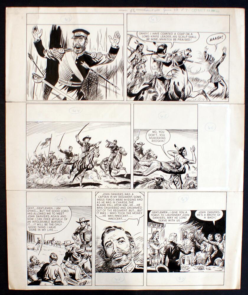 Buffalo Bill: A Toast To Lieutenant John Danvers art by Geoff Campion