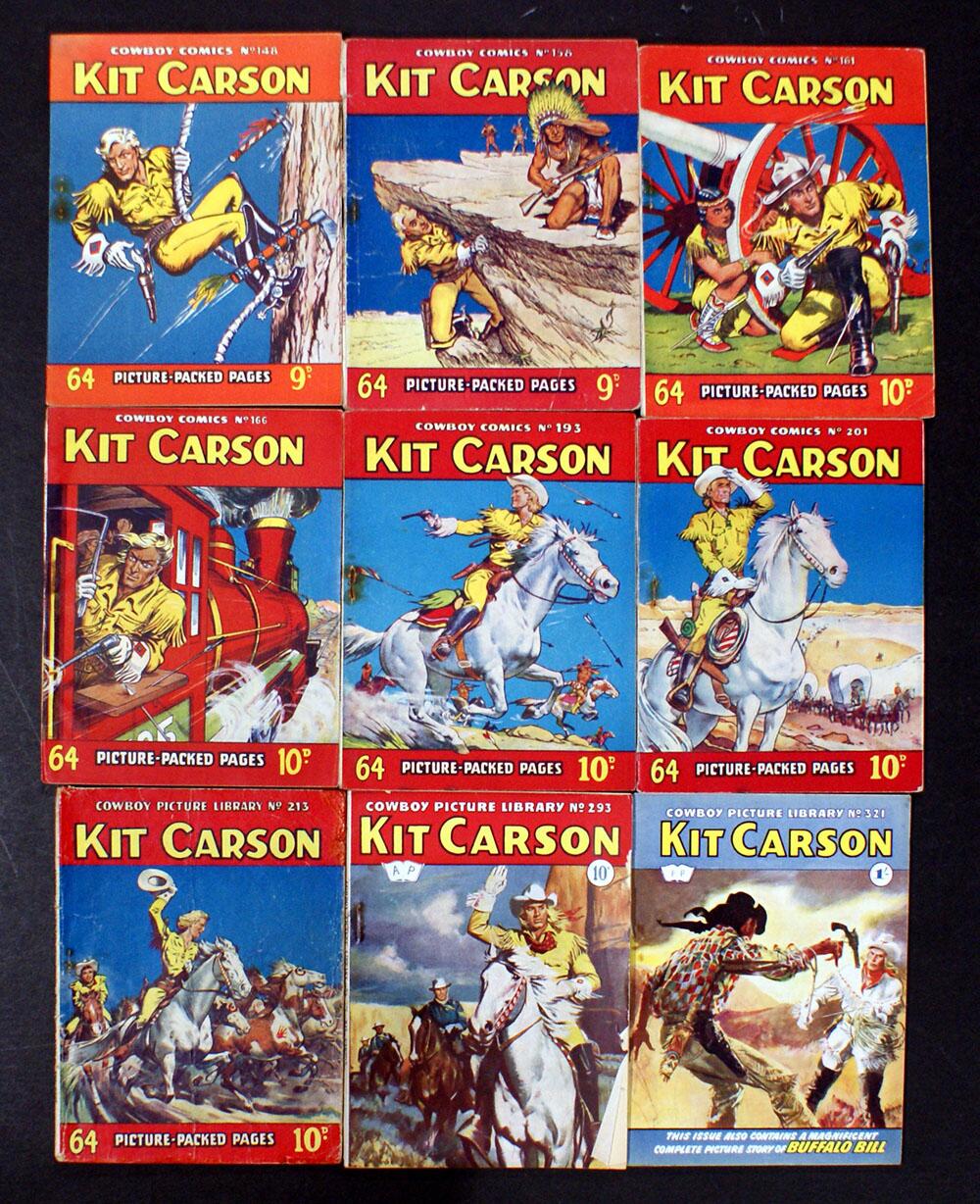 Cowboy Picture Library: Kit Carson Bundle (9 issues) at The Book Palace