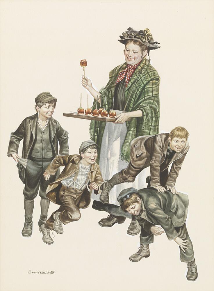 Toffee Apples art by Ron Embleton (Signed)