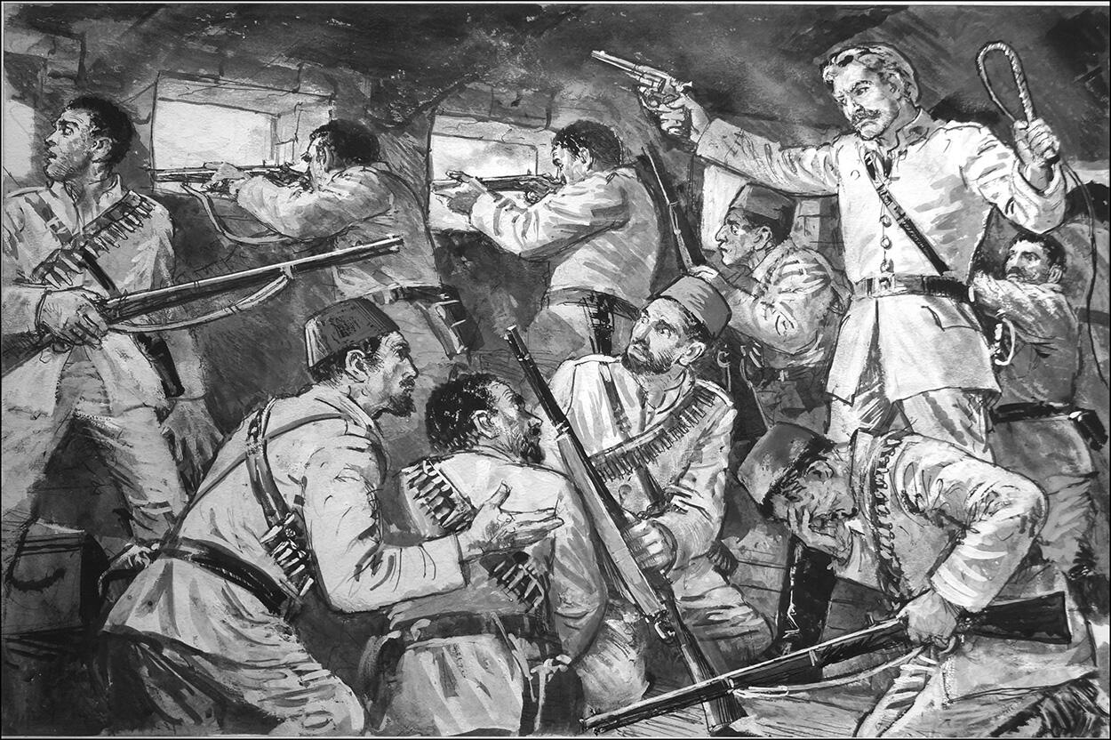 No Stomach for the Fight art by Ken Petts