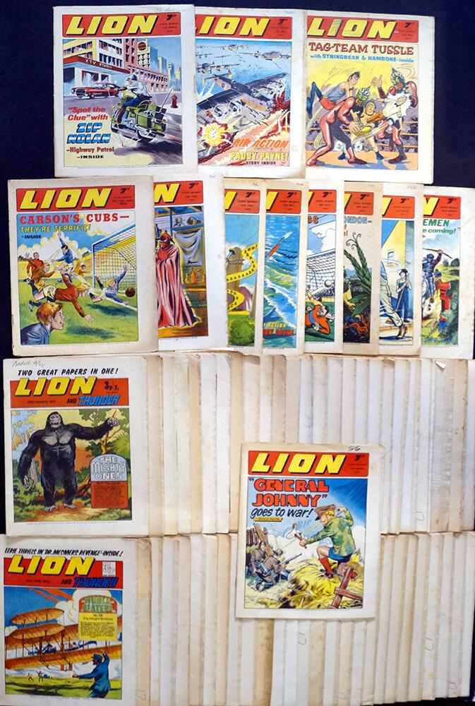 Lion Comics: 1970 - 1974 (64 Issues) by Various at The Book Palace