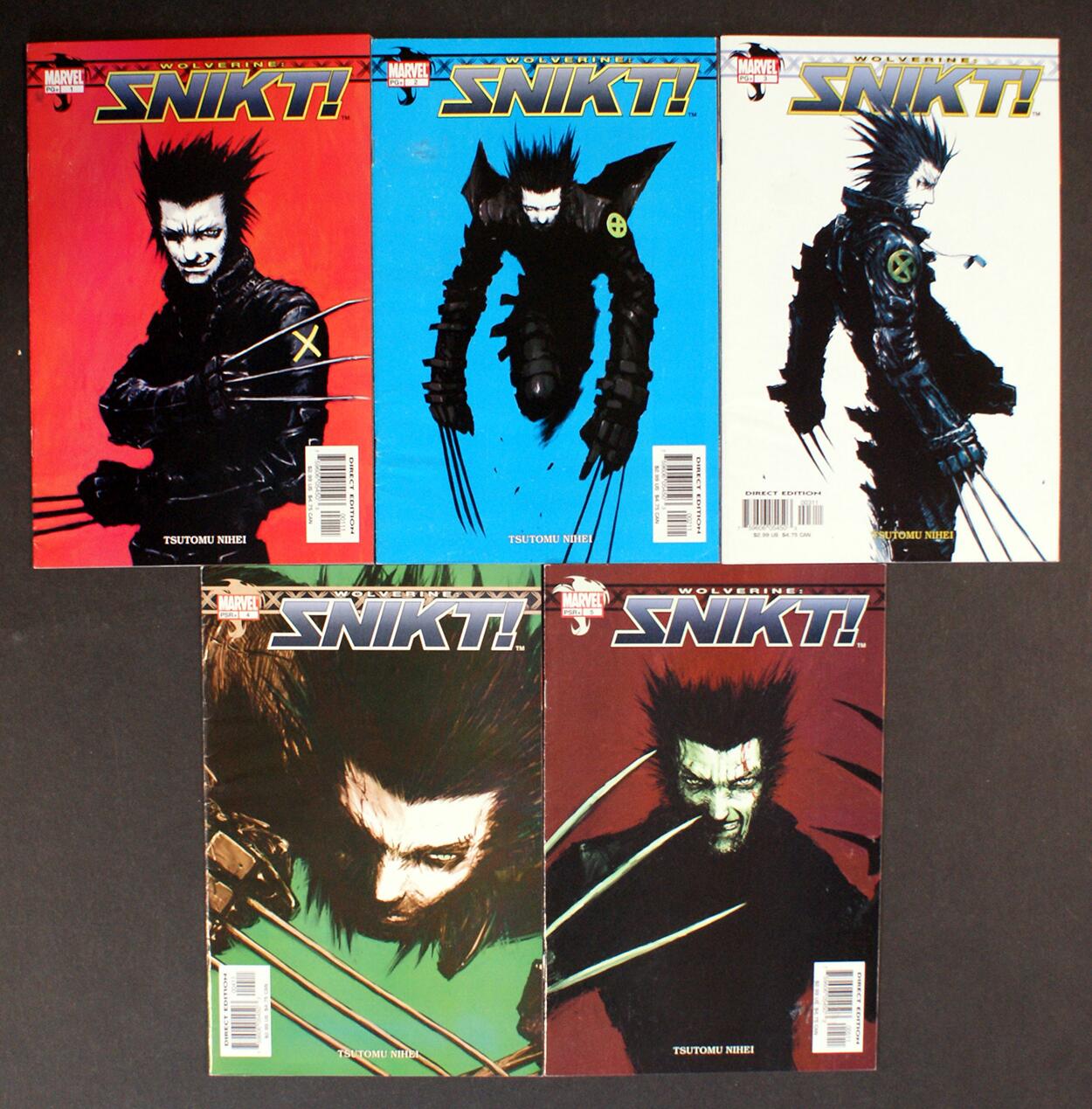 Wolverine: SNIKT!: Issues #1 - #5 (5 issues) by Tsutomu Nihei at The ...
