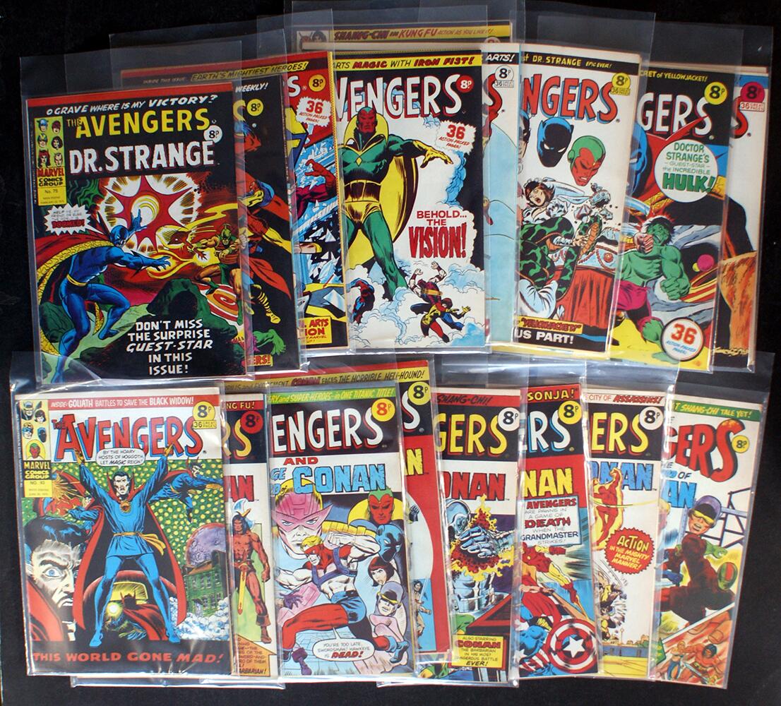 The Avengers comics (35 issues) by Various at The Book Palace
