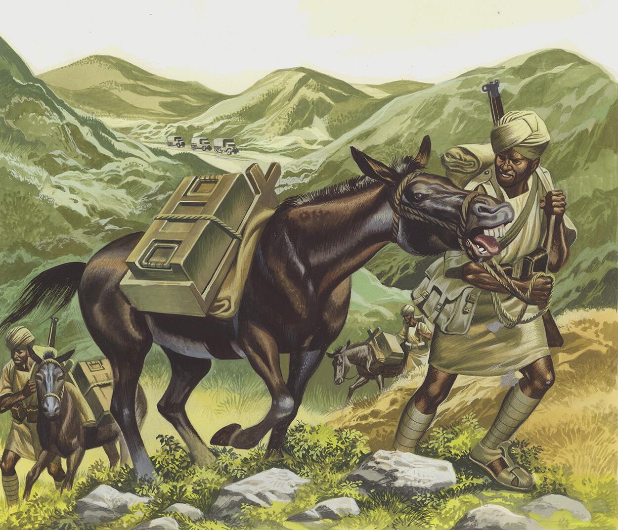 The Khyber Pass art by Ron Embleton