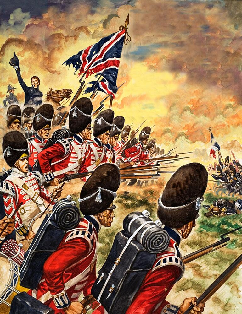 Waterloo a Glorious Victory art by Peter Jackson
