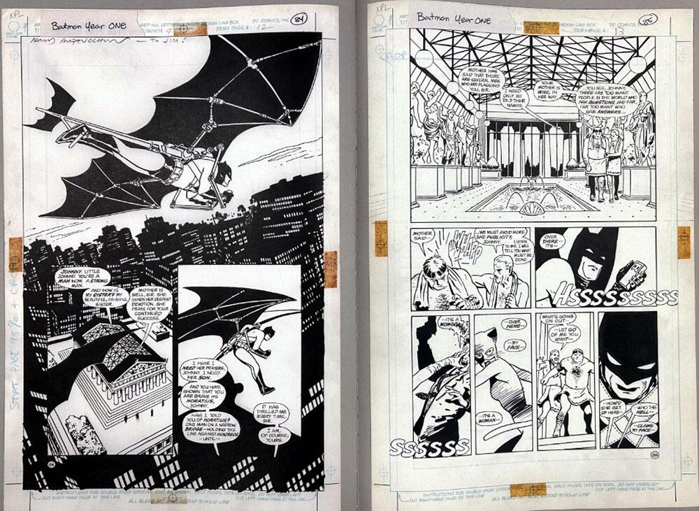 David Mazzucchelli's Batman Year One (Artist's Edition) by Frank Miller ...