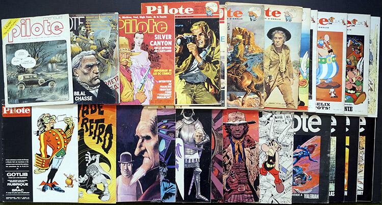 Pilote Magazines (45 issues) & 'The Pilot Years: 1959-1989' (Book) at The Book Palace