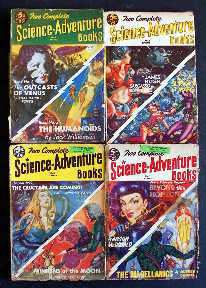 Two Complete Science-Adventure Books: #5 - #8 (4 issues) by Various at ...