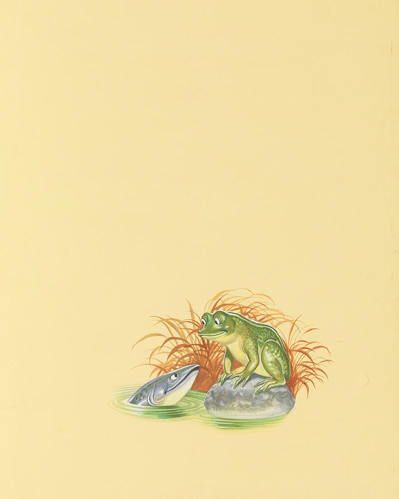 The Frog and the Fish art by Ron Embleton