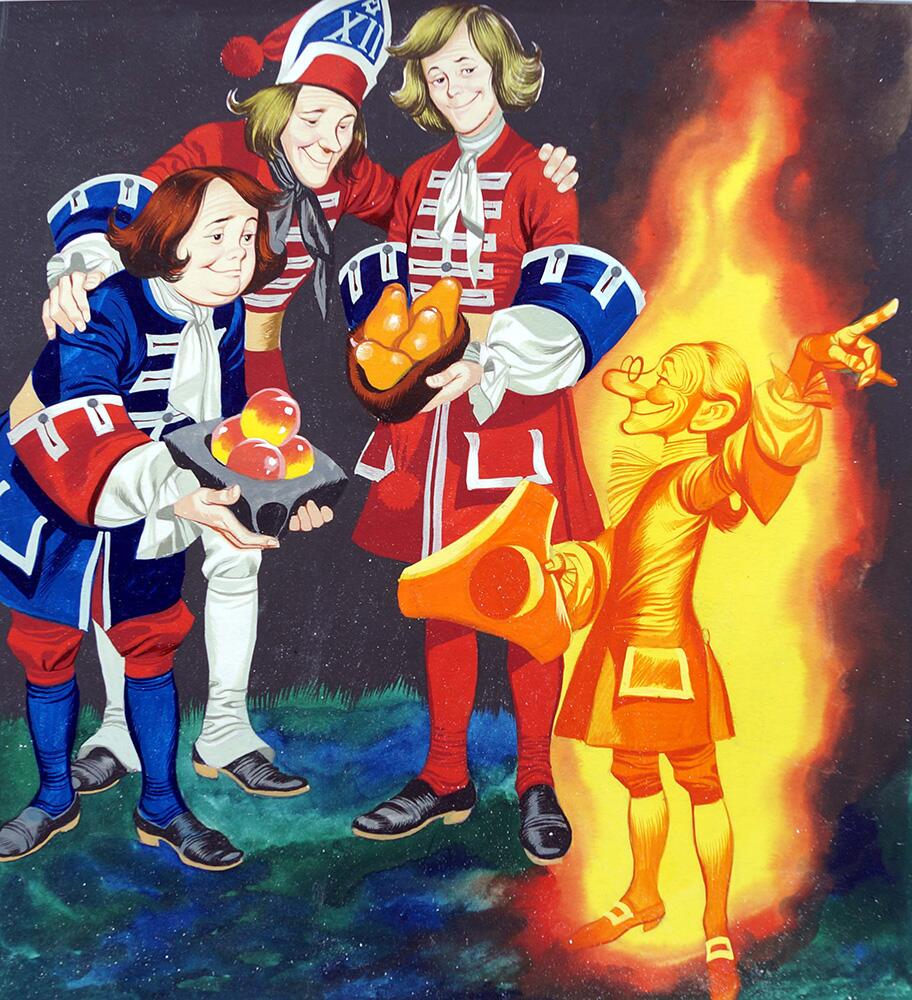 Three Soldiers: Fruit Sacrifice art by Ron Embleton