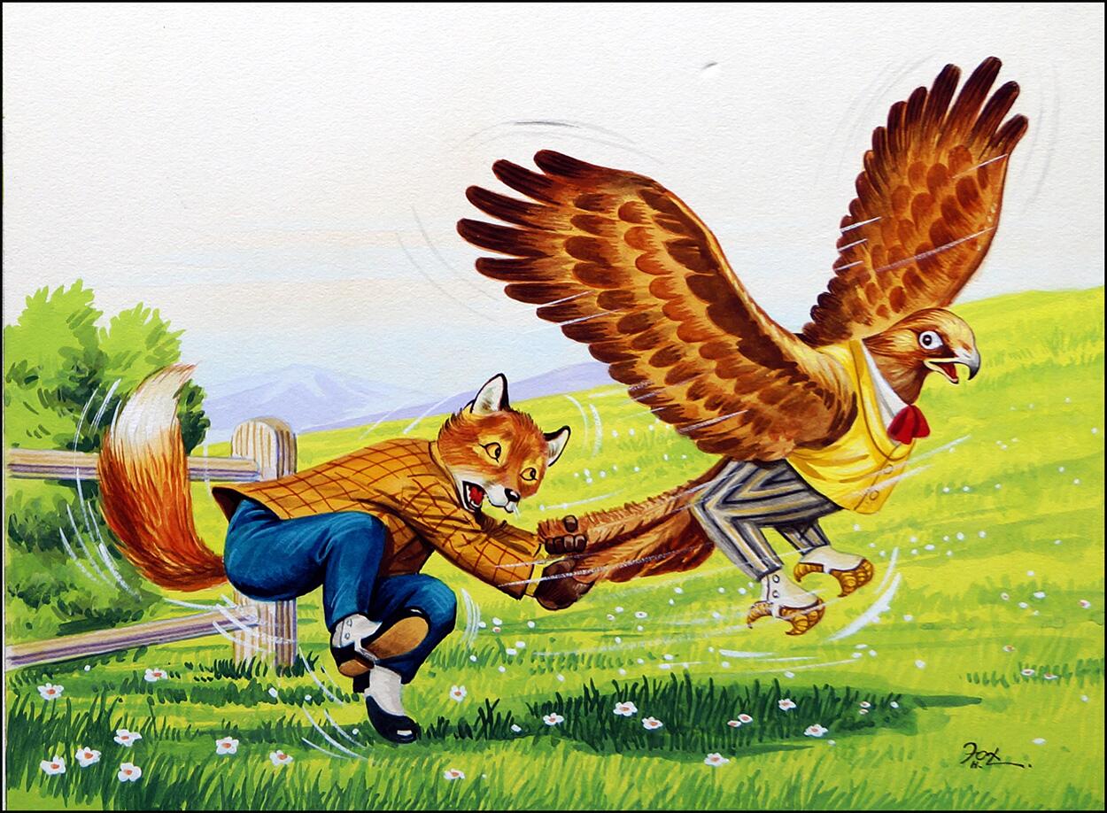 Catch A Ride art by Henry Fox (Signed)