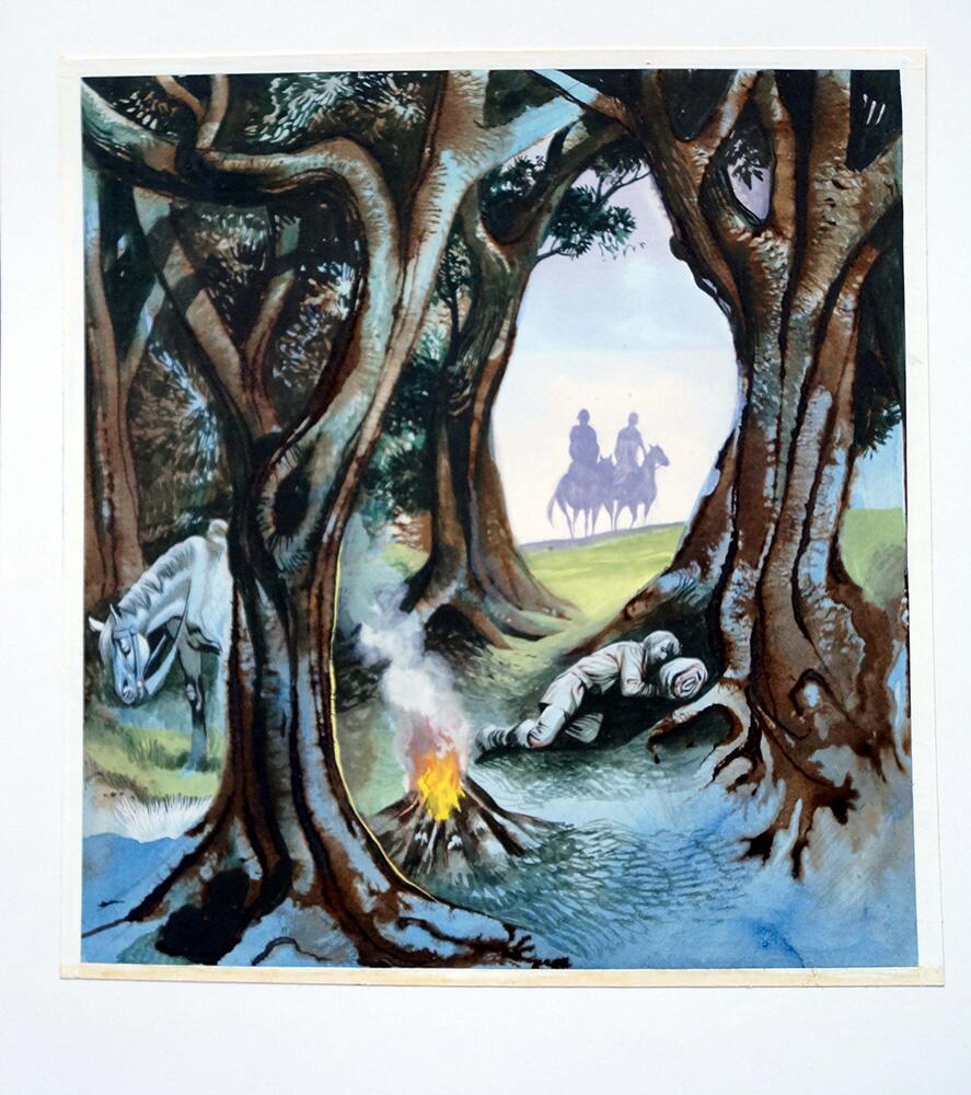 Magic Apples - Sleeping In The Woods art by Ron Embleton