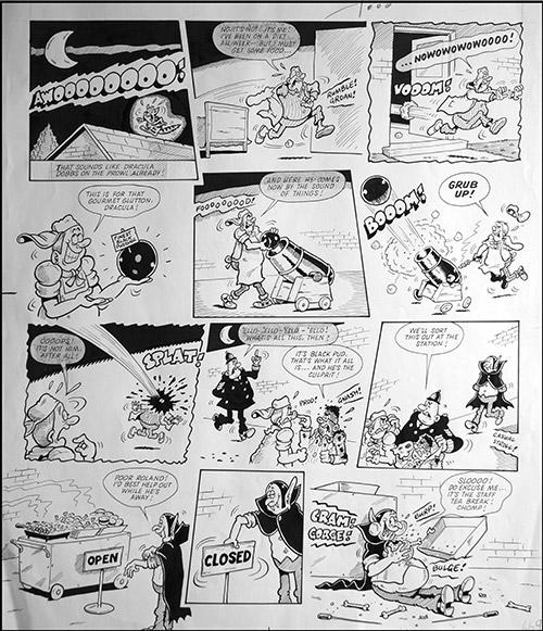 Nigel Edwards at the Illustration Art Gallery