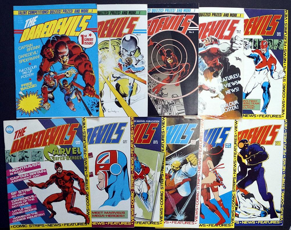 The Daredevils: #1 - #11 (complete run, 11 issues) by Alan Moore, Frank ...