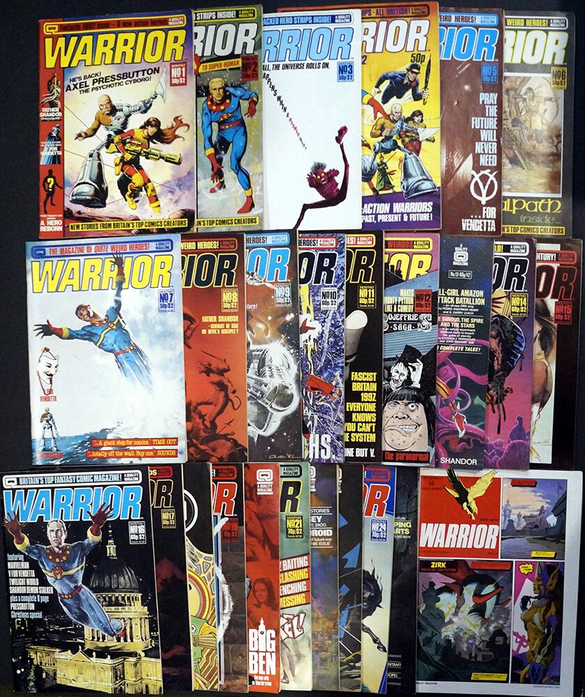 Warrior #1 - #26 (26 issues complete run) by Alan Moore, Steve ...