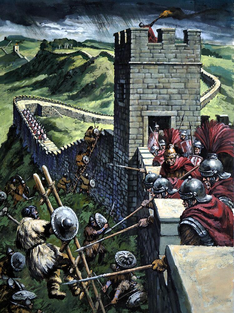 Hadrian's Wall art by Harry Green