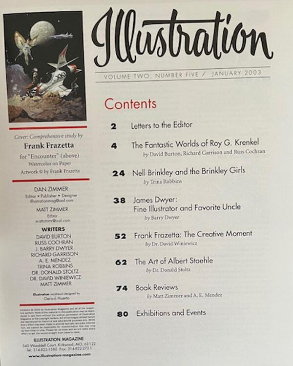 Illustration (USA magazine) issue number five by Dan Zimmer (Editor) at ...