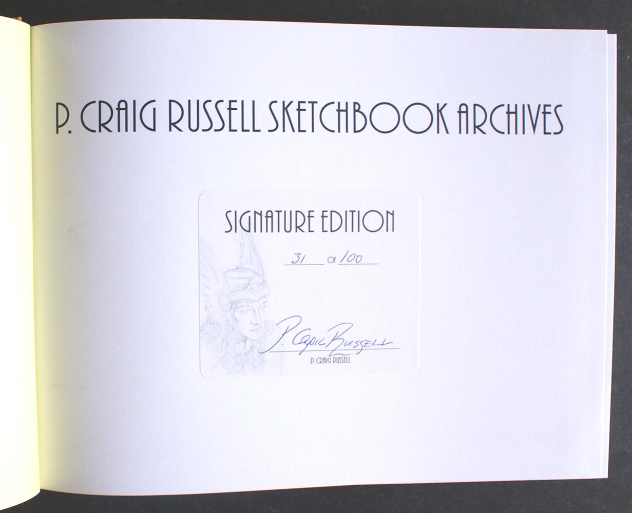 P. Craig Russell Sketchbook Archives (Signed) (Numbered Limited Edition ...