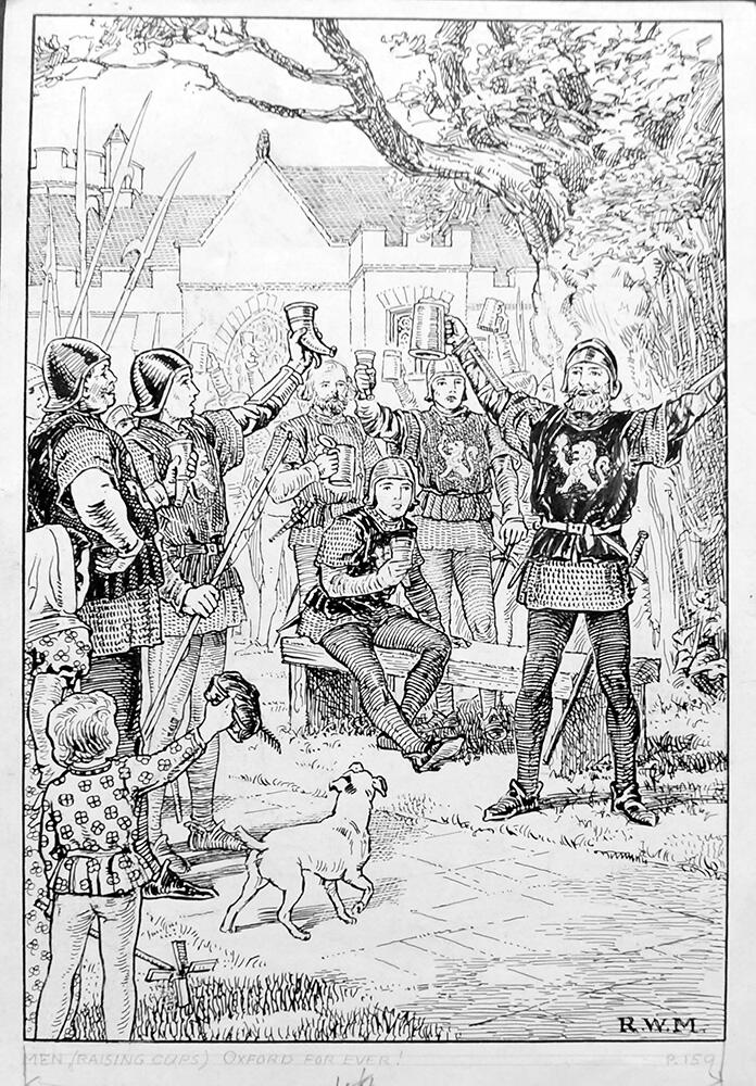 Oxford Forever! art by Robert Wilson Matthews (Signed)