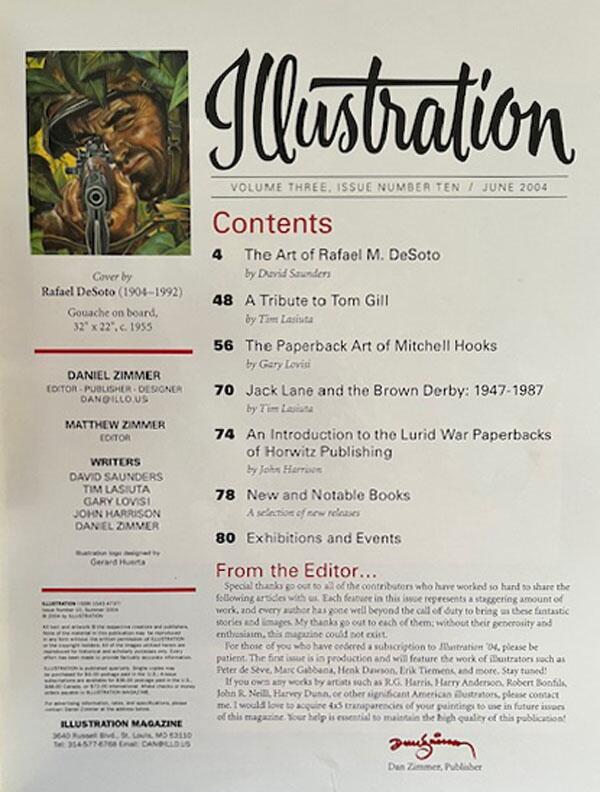 Illustration (USA magazine) issue number ten by Published and edited by ...