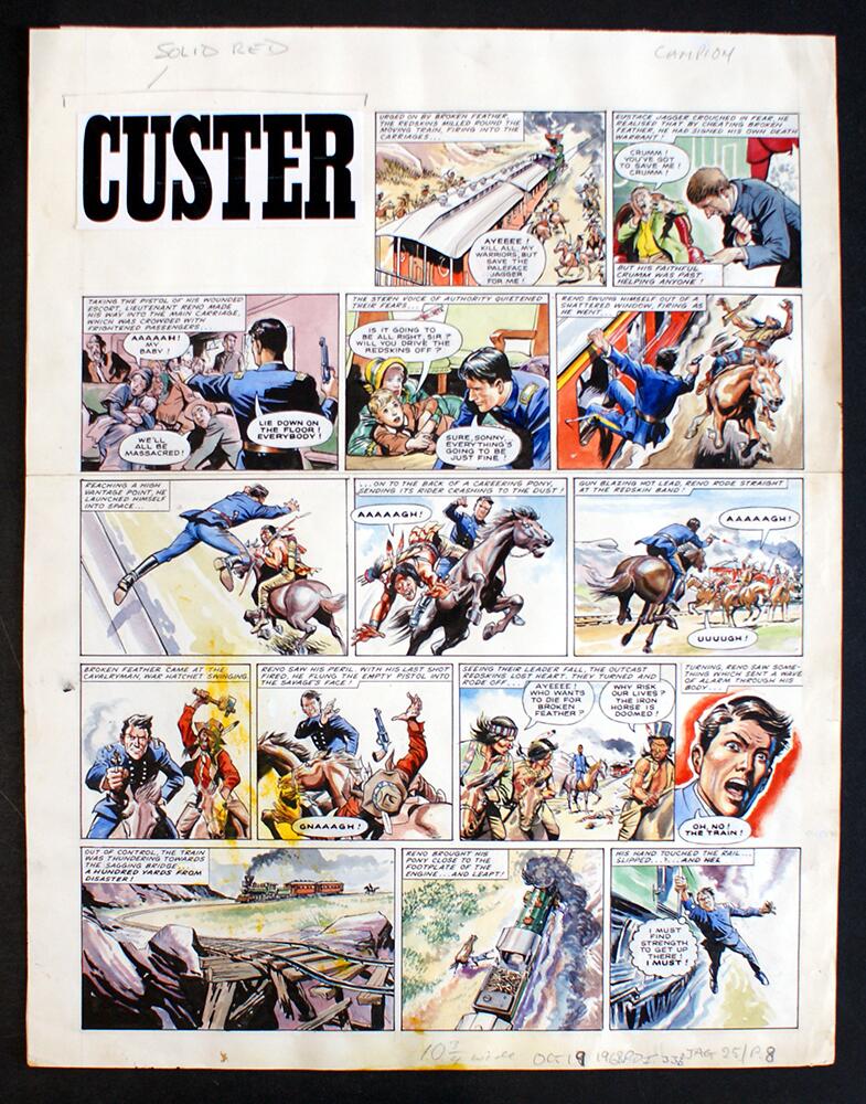 Custer: Jag #25 art by Geoff Campion