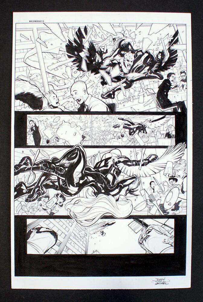Black Cat art by Terry Dodson (Signed)