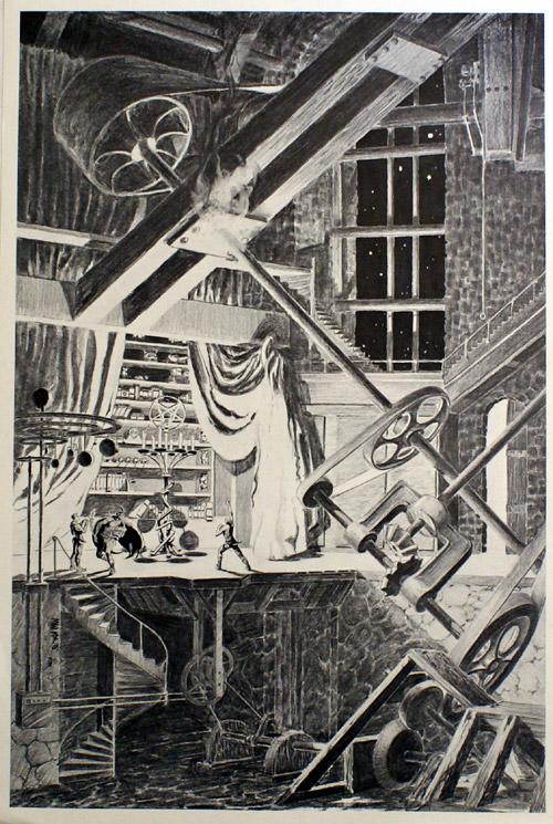 Michael Kaluta at the Illustration Art Gallery