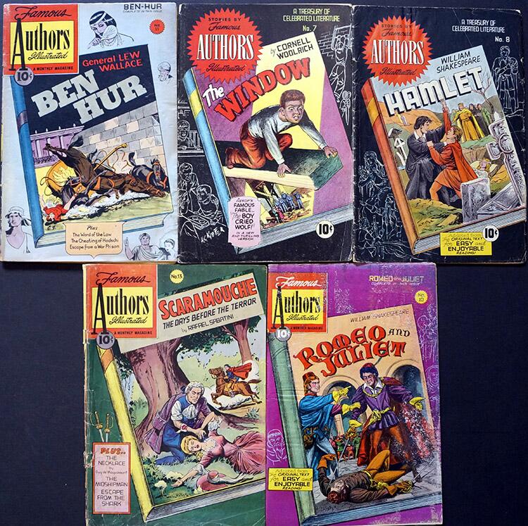 Assorted Classics Illustrated: Bundle 5 (USA; Stories By Famous Authors ...