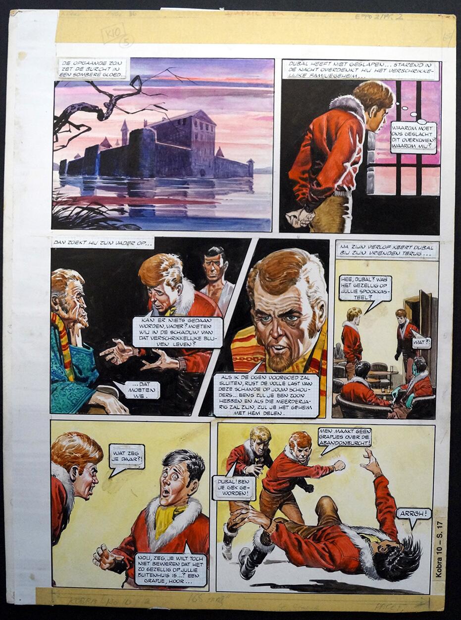 The Trigan Empire: Dutch Language Page art by Don Lawrence